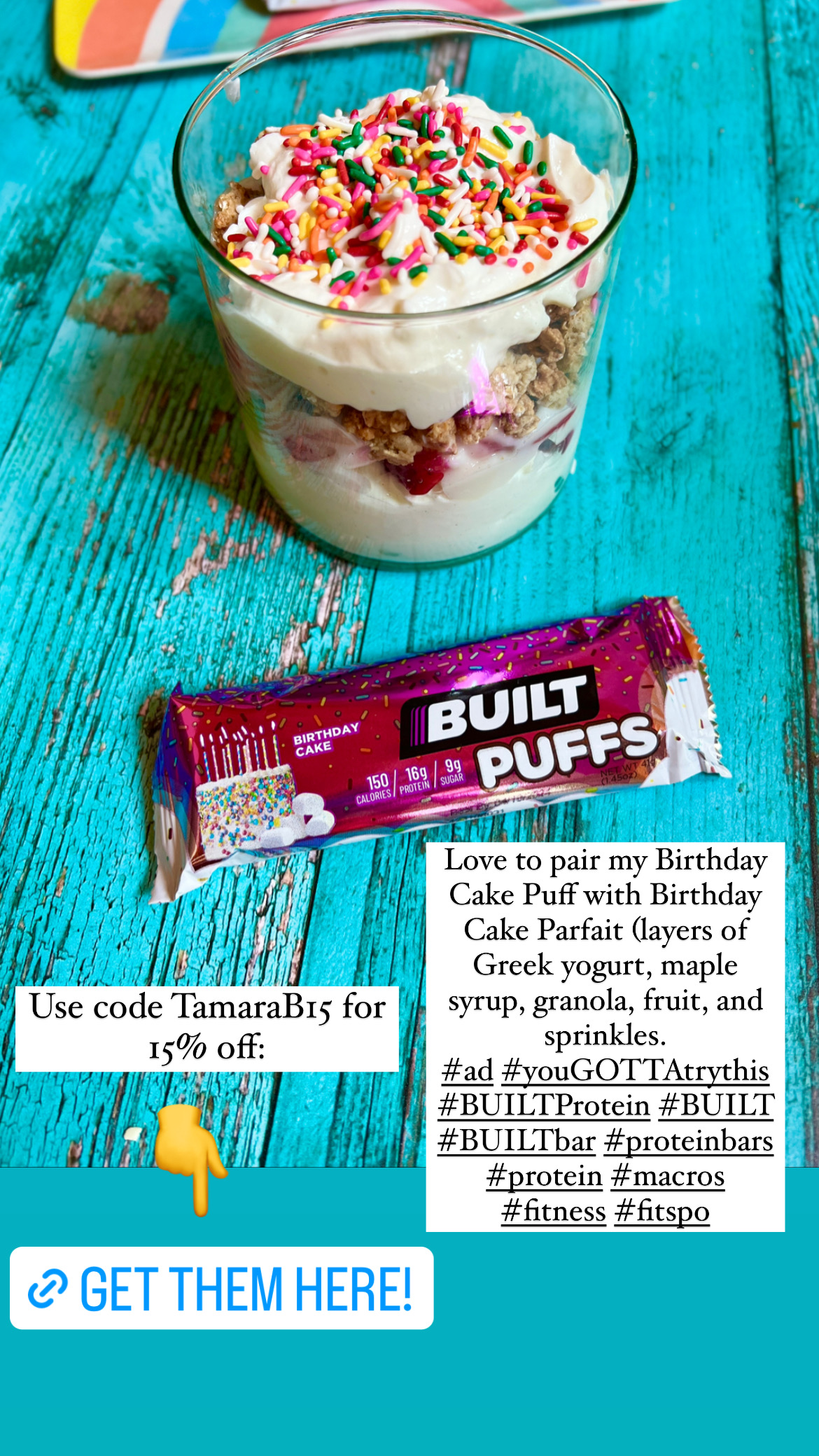 BUILT Birthday Cake Puff Campaign - Forward Influence